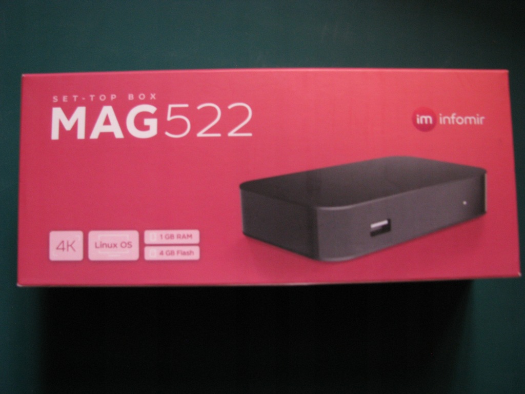 Dekoder Tuner IPTV MAG 522 INFOMIR Set Top Box - 12349108117 ...