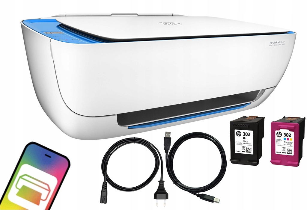 HP DRUKARKA DeskJet 3639 SKANER KOPIARKA - 12578634625 - oficjalne ...