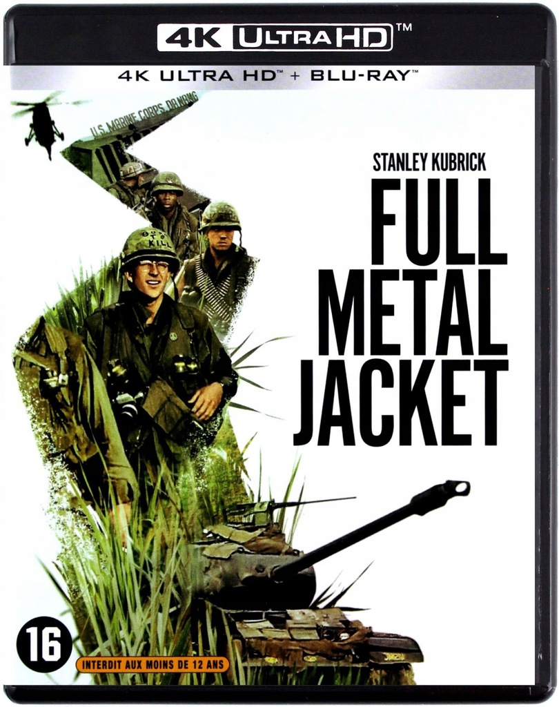 FULL METAL JACKET [BLU-RAY 4K]+[BLU-RAY] Lektor PL - 12586930359 - oficjalne archiwum Allegro