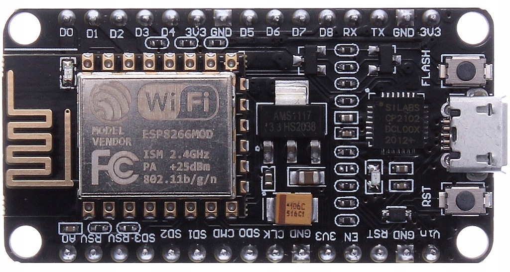 ESP8266 WiFi NodeMCU v2 CP2102 ESP-12E Arduino - 11597697224 ...