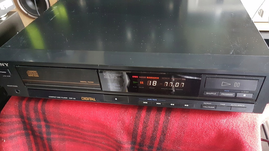 Odtwarzacz CD Sony CDP-110 Piękny klasyk - 11231568191 - oficjalne archiwum Allegro