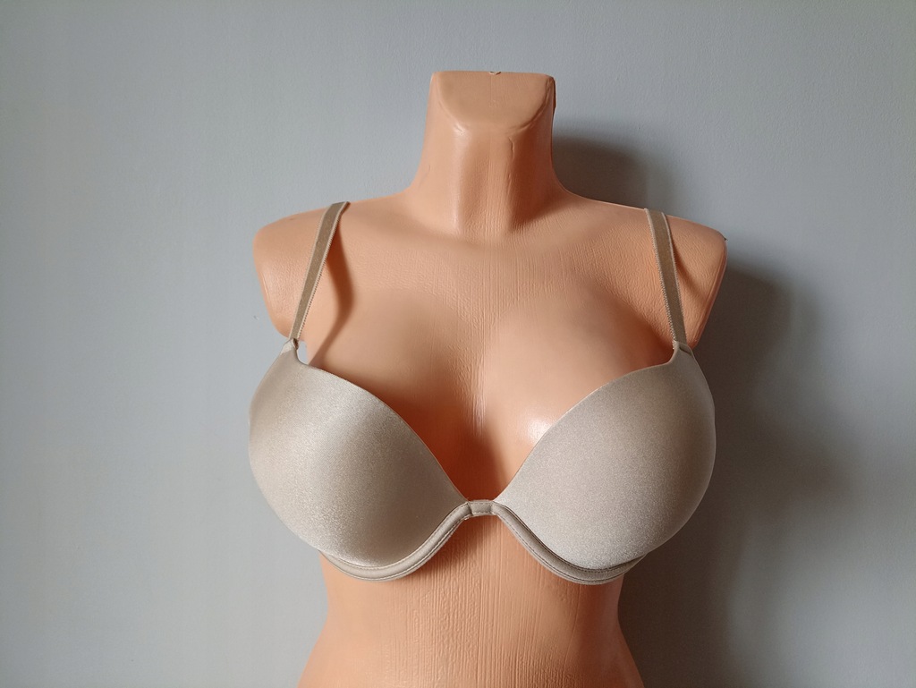 Śliczny biustonosz JANINA DUŻY PUSH-UP 85B - 13487689301 - oficjalne archiwum Allegro