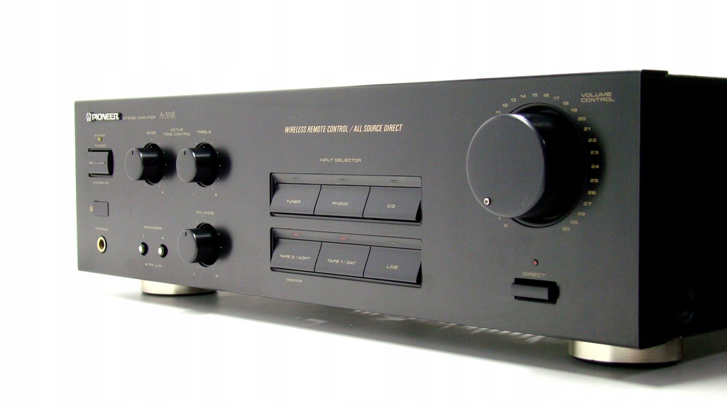 Zadbany japoński wzmacniacz stereo PIONEER A-351R - 16676543896 - oficjalne archiwum Allegro