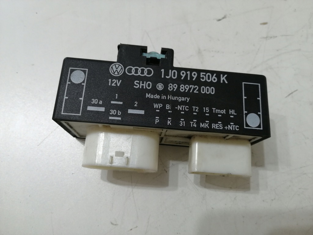 VW SKODA SEAT MODUŁ STEROWNIK WENTYLATORÓW 1J0919506K - 9841962511 ...