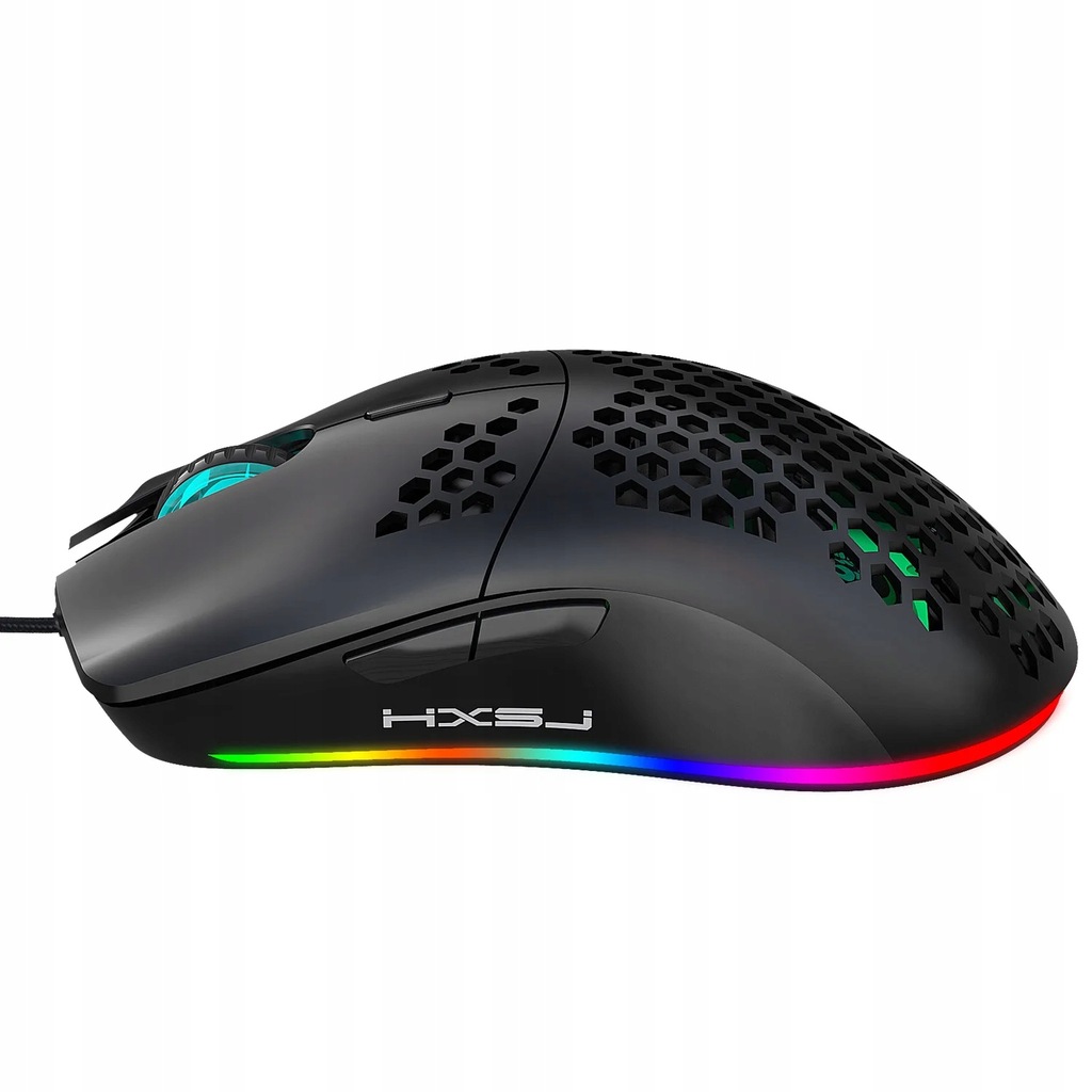 HXSJ J900 USB Wired Gaming Mouse RGB Gaming Mouse with Six Adjustable DPI - 14502882053 ...