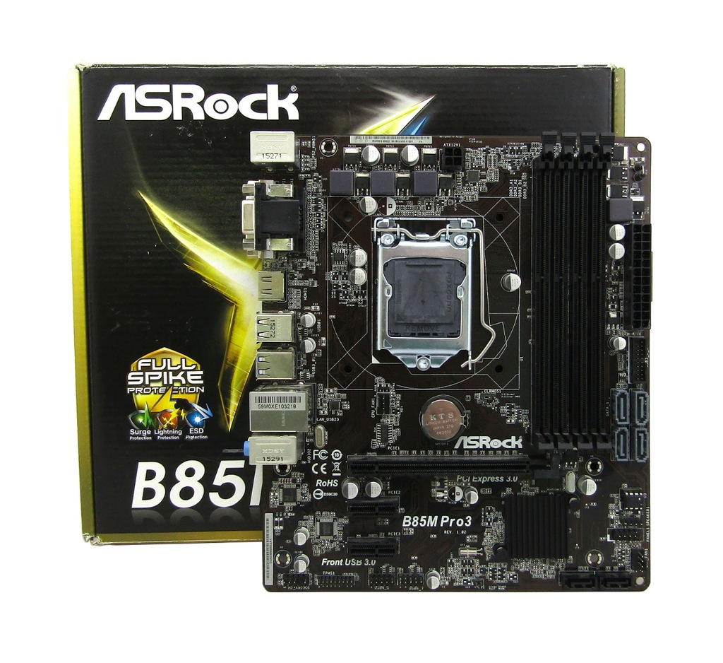Płyta główna ASROCK B85M Pro3 uszkodzona - 7262617310 - oficjalne ...