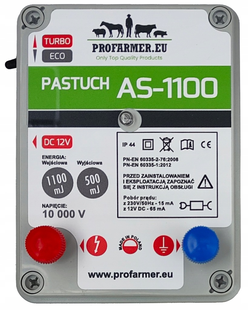ELEKTRYZATOR 12/230V PASTUCH ELEKTRYCZNY UNIWERSALNY OGRODZENIE NA ...