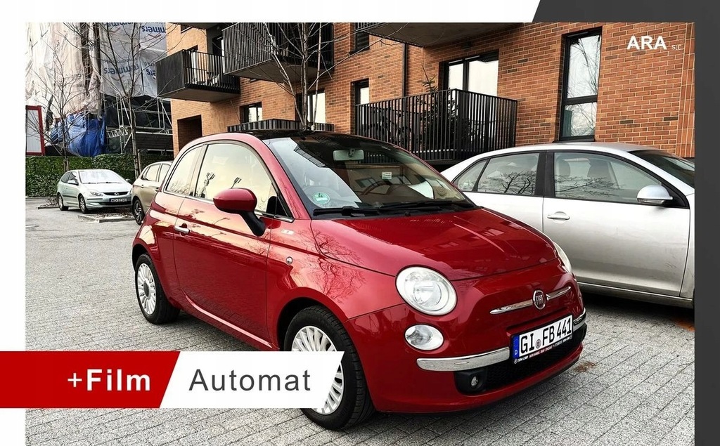 Fiat 500 AUTOMAT Panorama NISKI PRZEBIEG alu K... - 15147885554 ...