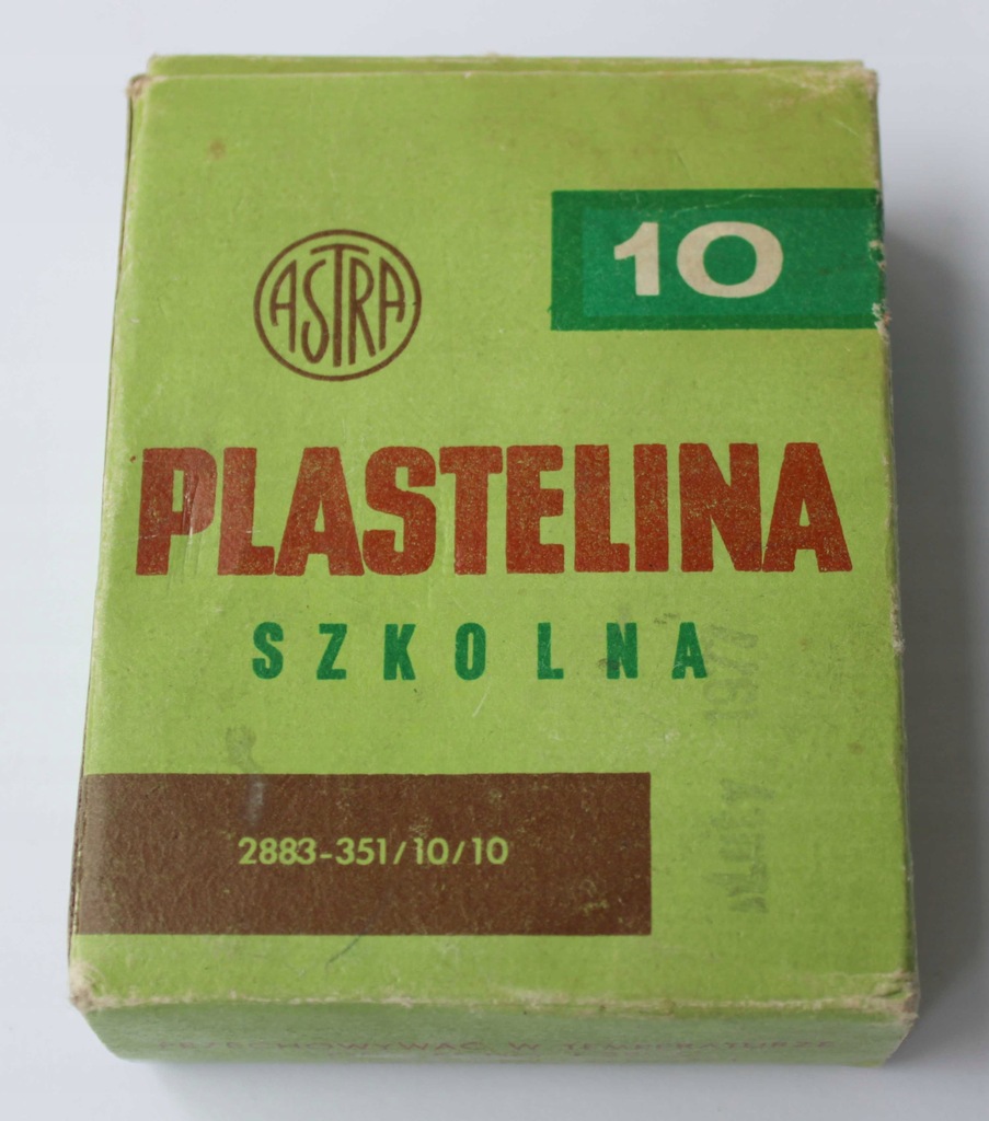 Plastelina szkolna lata 80-te - 12364054498 - oficjalne archiwum Allegro