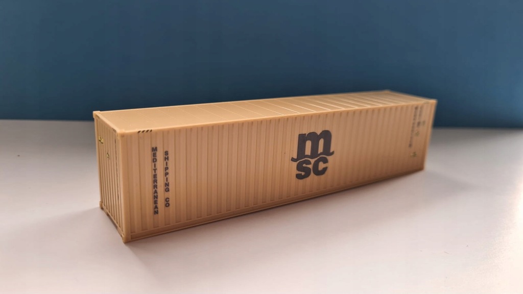 Herpa MSC, 40ft. High Cube Container - 13500311919 - oficjalne archiwum Allegro