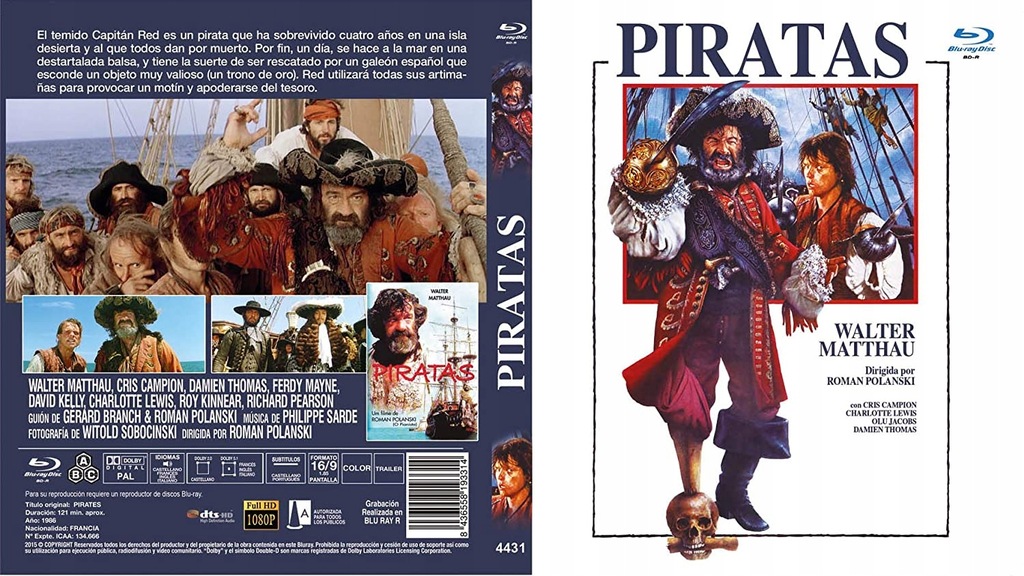 PIRACI Pirates (1986) Roman Polański Komar Matthau - 10442621786 ...
