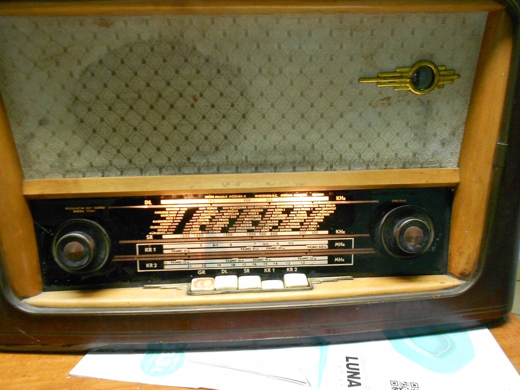 Stare Polskie Radio Lampowe - 7799663154 - oficjalne archiwum Allegro