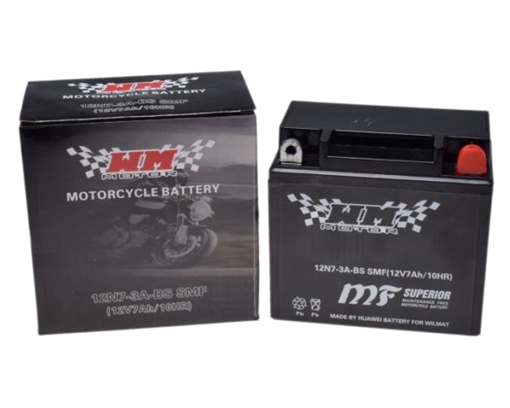 AKUMULATOR ŻELOWY 12V 7Ah 100A 12N7-3A-BS SMF MOTOCYKL SKUTER ...