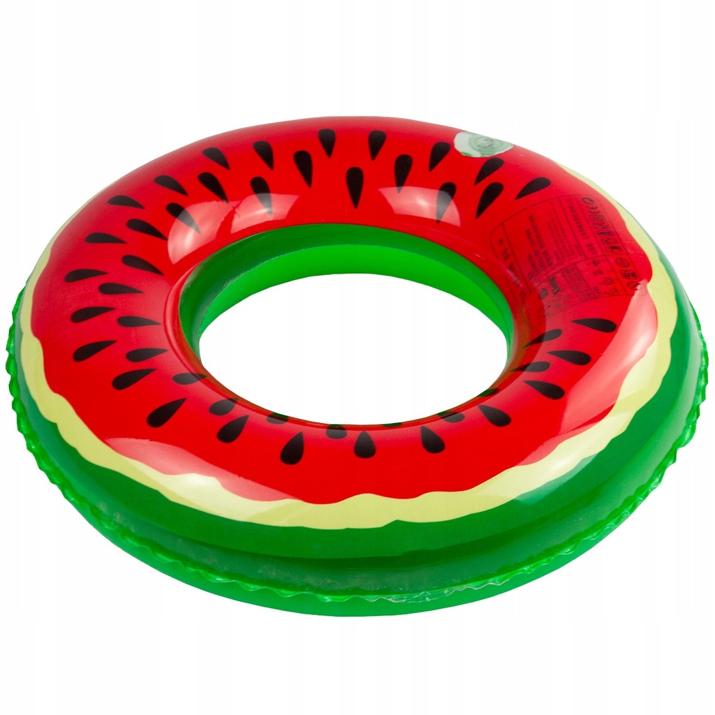 KOŁO DMUCHANE ARBUZ BASEN PLAŻA DO PŁYWANIA 60 CM - 12093188441 ...