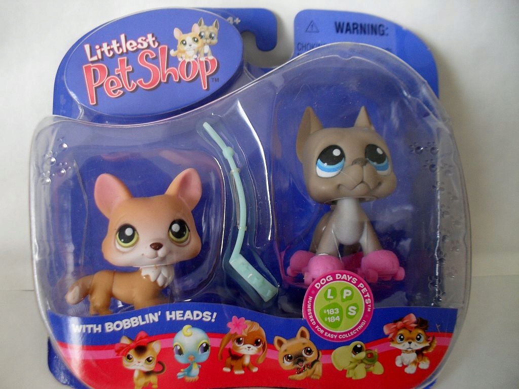 LITTLEST PET SHOP LPS 184 SZARY DOG NIEMIECKI HIT - 7959435832 ...