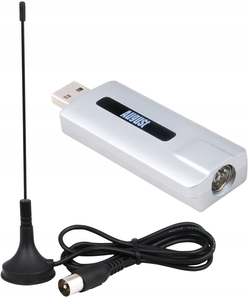 Tuner DVB-T2 USB August T230 do komputera - 13024822519 - oficjalne ...