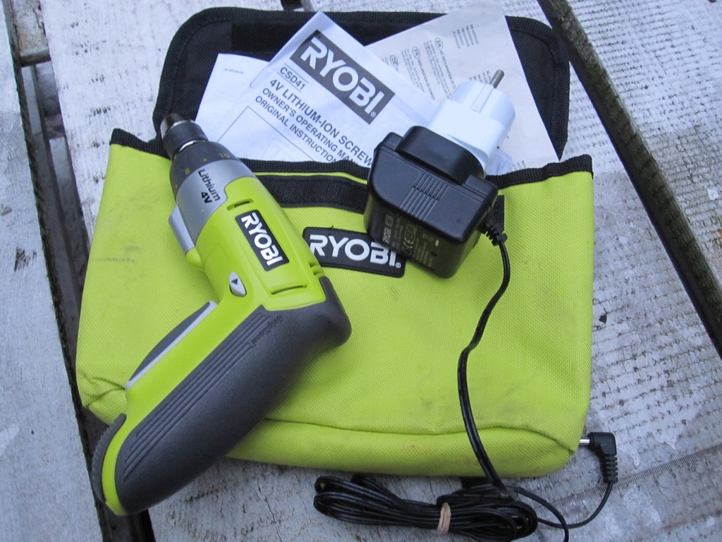 Ryobi Lithium 4V CSD41 zestaw ładowarka pokrowiec - 8077869442 ...