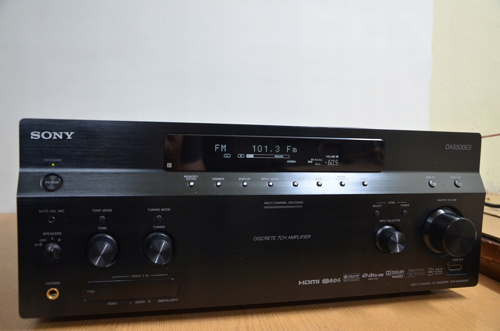 AMPLITUNER SONY STR-DA5500ES 7X120W HDMI HI-END!! - 10989417825 ...