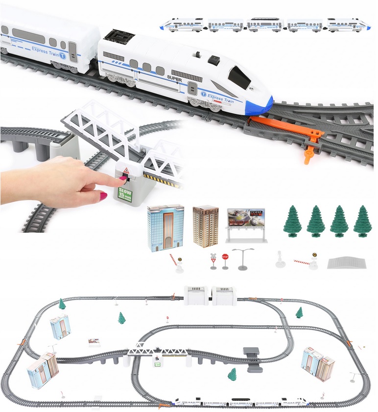 Kolejka Elektryczna PociĄg Pendolino Tunele Most 10887675237 Oficjalne Archiwum Allegro