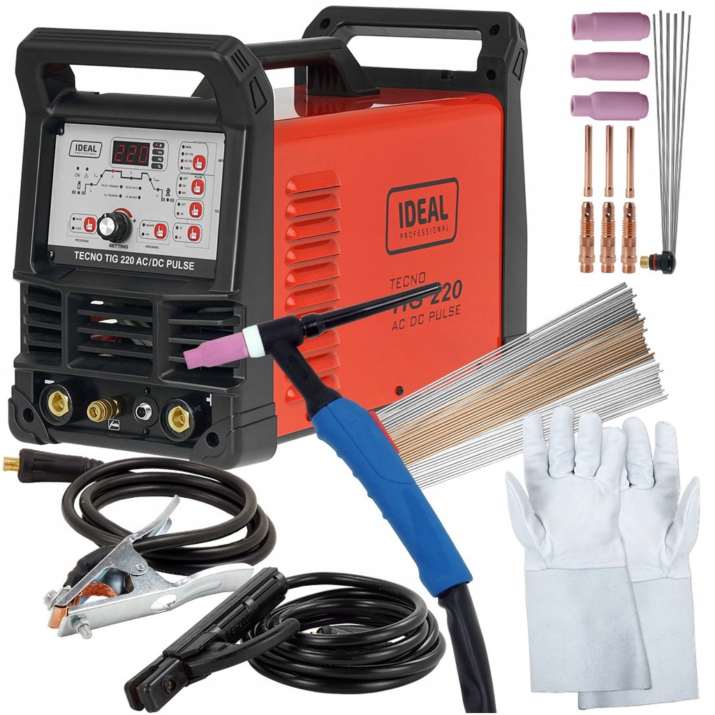 SPAWARKA TIG IDEAL TECNO TIG 220 AC DC MMA 2w1 - 12700895024 ...