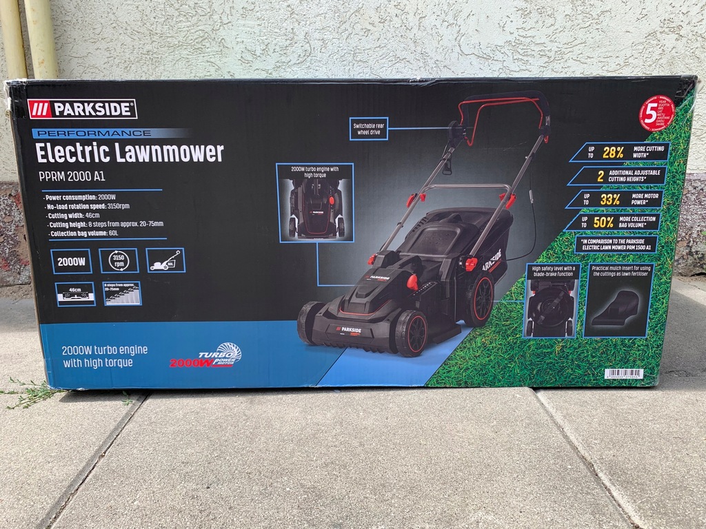 Kosiarka PARKSIDE PERFORMANCE PPRM 2000 A1 |NOWA| - 14037175615 ...