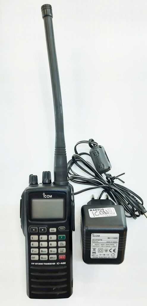 RADIO LOTNICZE ICOM IC-A6E RĘCZNE - 9566667733 - oficjalne archiwum Allegro