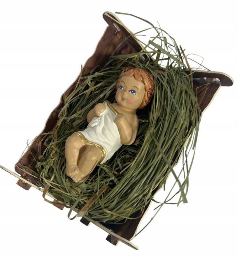 DZIECIĄTKO JEZUS W ŻŁÓBKU JEZUSEK NA STÓŁ WIGILIJNY - 14694093976 ...