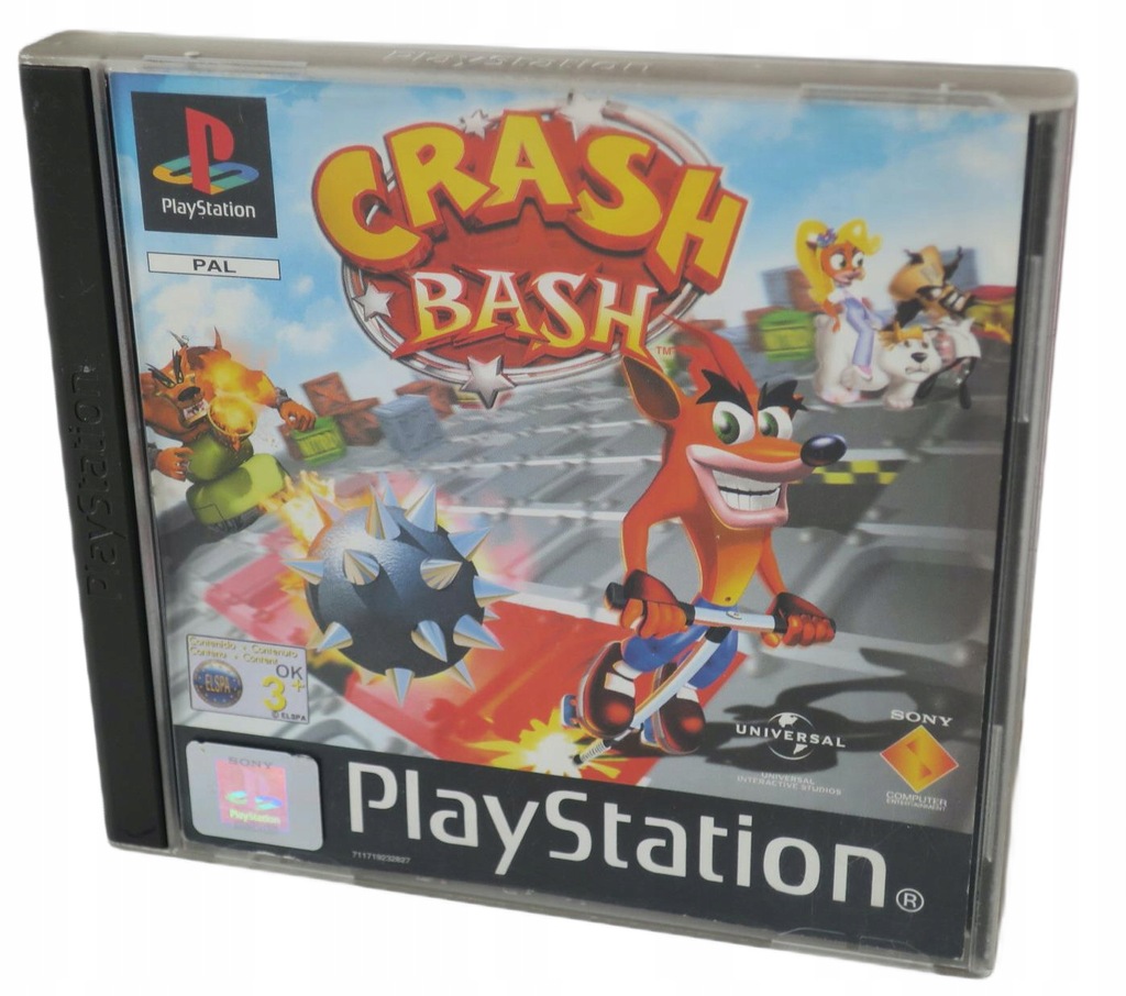 PS1 CRASH BASH PLAYSTATION 1 PSX - 13656091455 - oficjalne archiwum Allegro