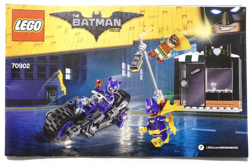 LEGO INSTRUKCJA BATMAN 70902 MOTOCYKL CATWOMAN - 13561242463 ...