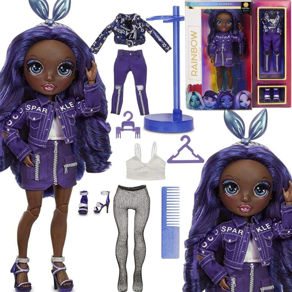 LALKA RAINBOW HIGH KRYSTAL BAILEY INDIGO SERIA 2 - 12273234769 ...