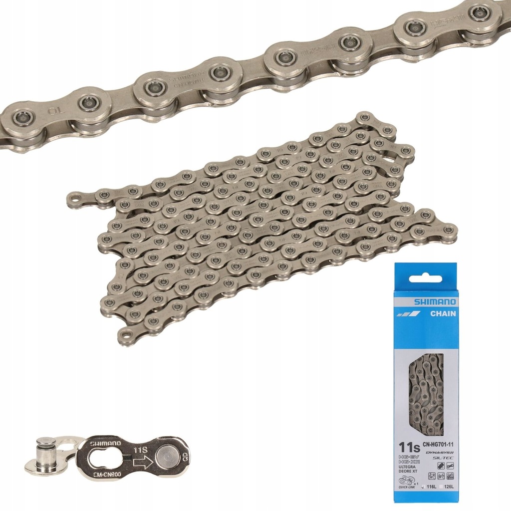SHIMANO CN-HG701 Łańcuch 11s XT Ultegra + spinka - 8385812259 - oficjalne archiwum Allegro
