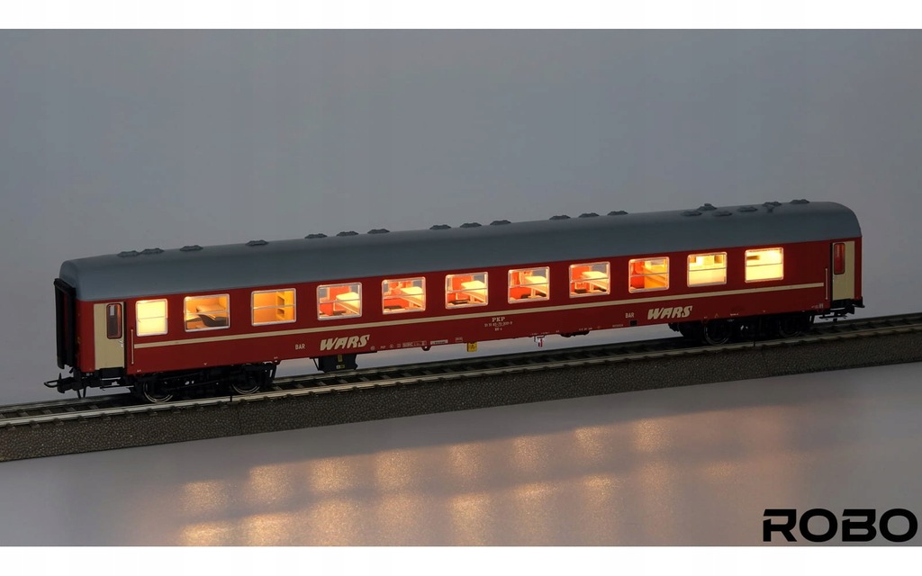 Robo 260611 H0 Wagon barowy 113A PKP z oświetlenie - 14317979353 - oficjalne archiwum Allegro