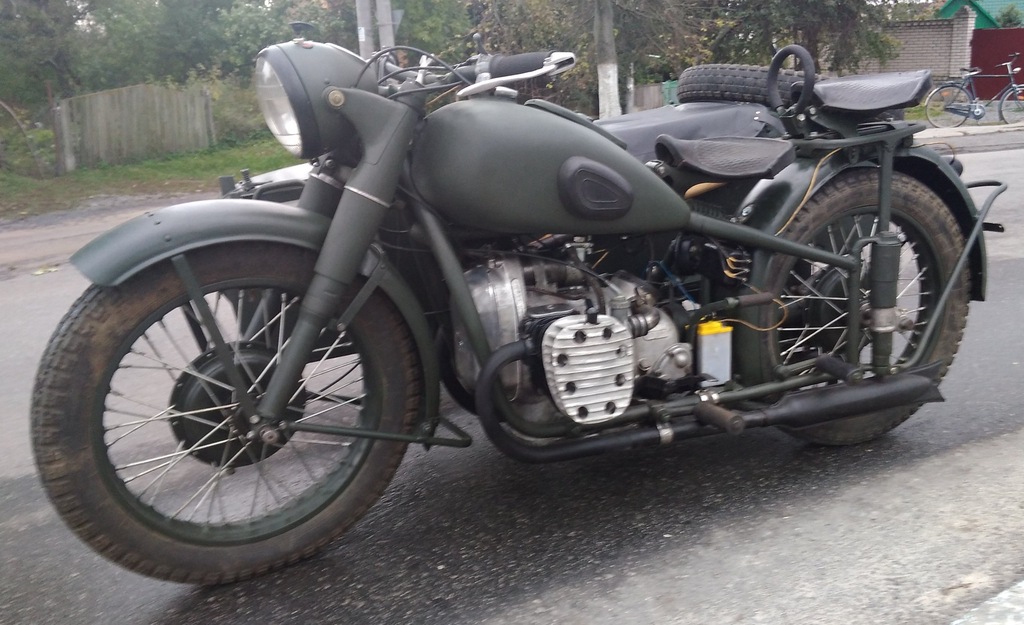 M-72 r.1949 W B/DOBRYM STANIE NIE K750 URAL DNIEPR - 7058503222 - oficjalne archiwum Allegro