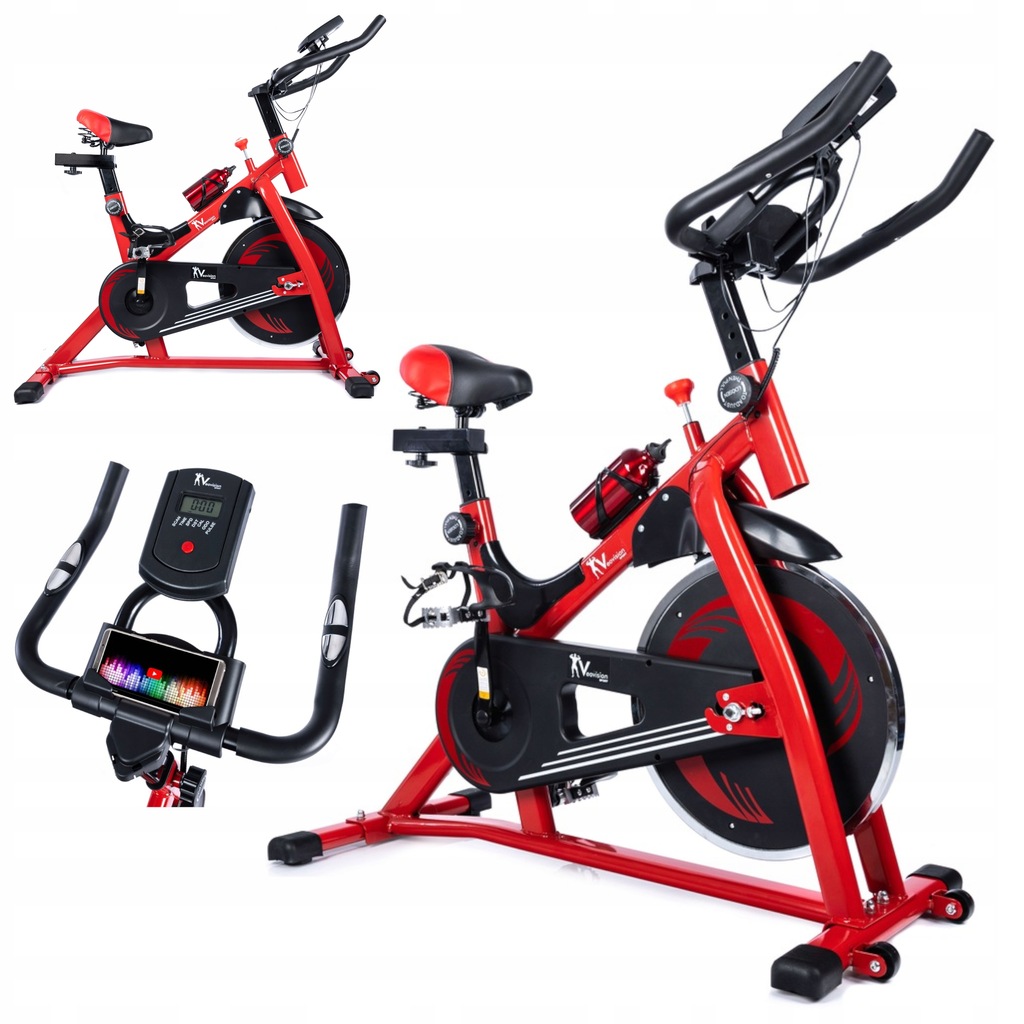 ROWER TRENINGOWY STACJONARNY ROWEREK SPININGOWY - 11861843658 ...
