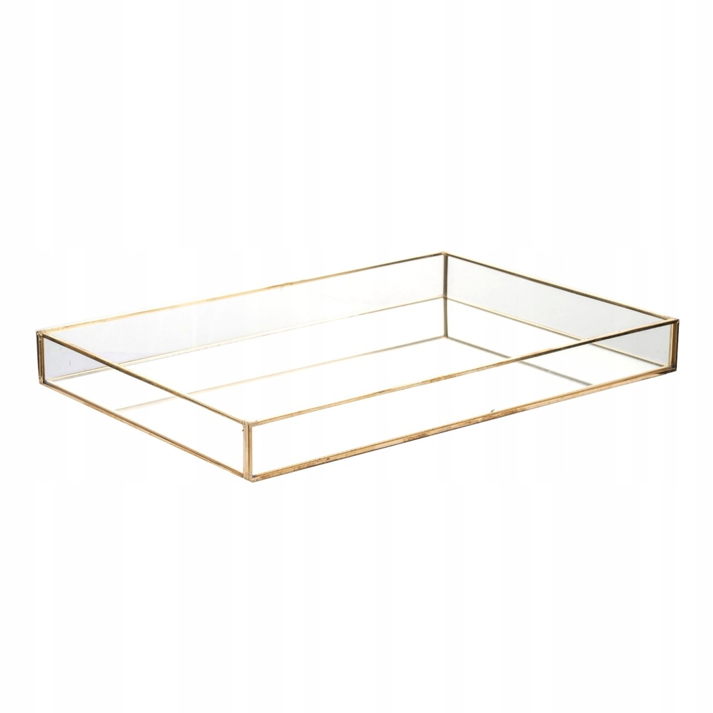 Szklana taca prostokątna elegancka Smo 34x24 cm - 10959150483 ...