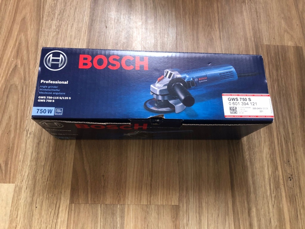 Bosch Szlifierka GWS 750 S 125mm Regulacja Obrotów - 12640963691 ...