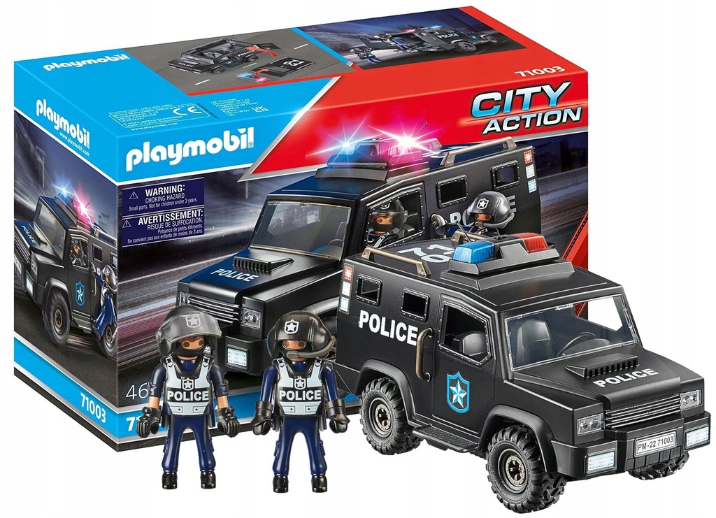 Playmobil 71003 SWAT Truck policja pojazd - 12598141988 - oficjalne archiwum Allegro