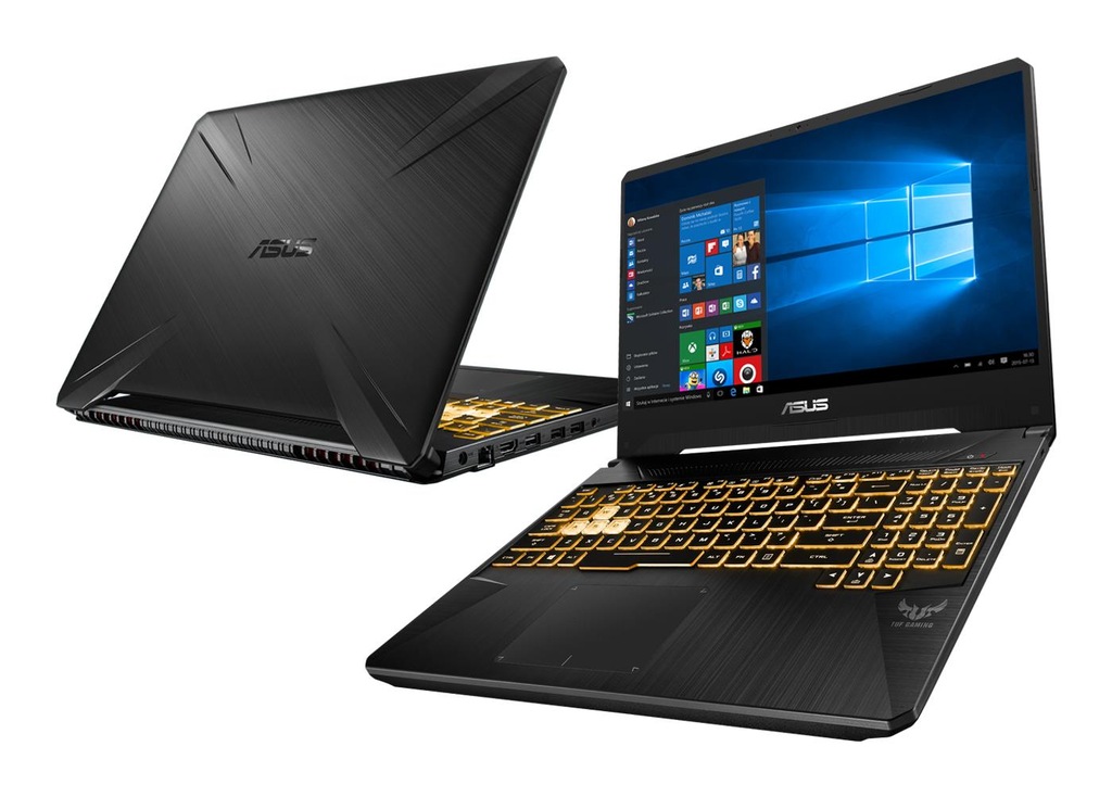 ASUS TUF Gaming FX505 R5 8GB 512SSD GTX Win10 - 8140298097 - oficjalne ...