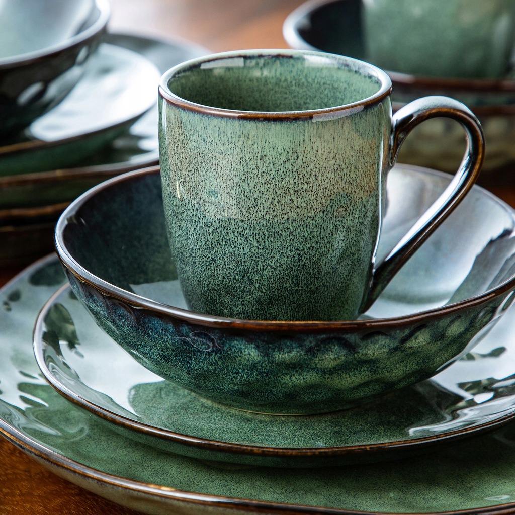 SERWIS OBIADOWY NA 12 OS ZESTAW WZORNICTWO KOMPLET - 12487835193 ...