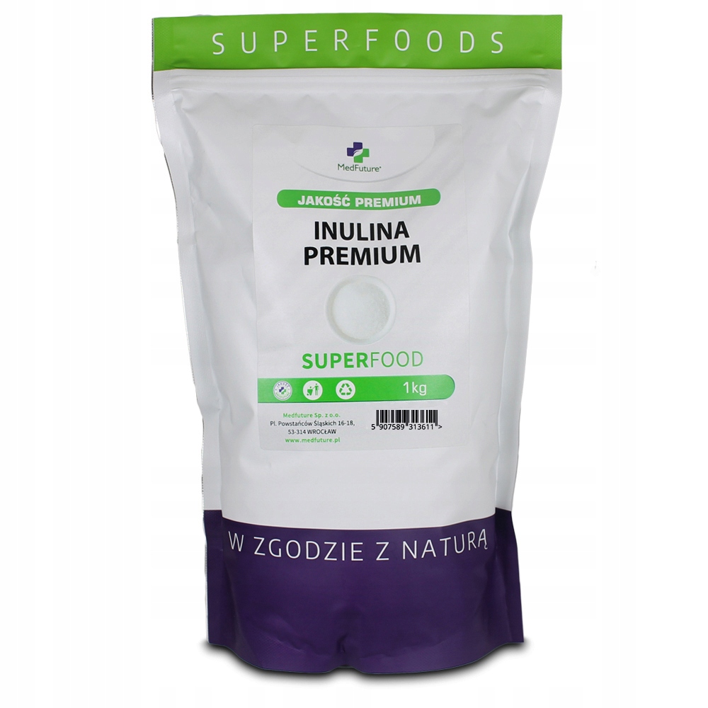 Inulina naturalny słodzik cukier 1kg 210 kcal - 8082002179 - oficjalne ...