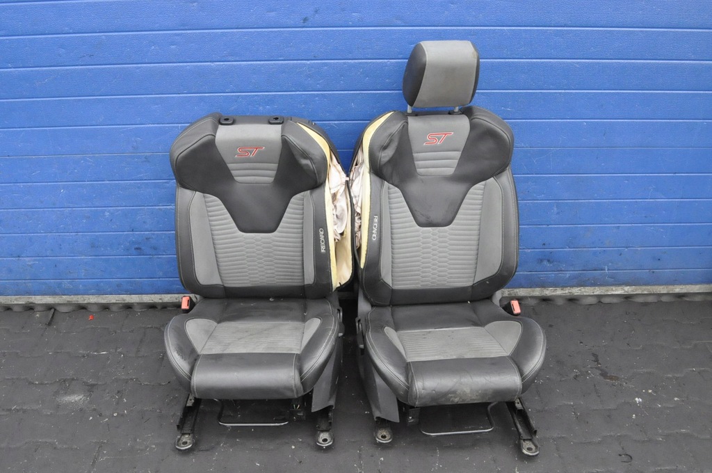 FORD FIESTA MK7 ST 3D FOTELE FOTEL RECARO KIEROWCY + PASAŻERA ...