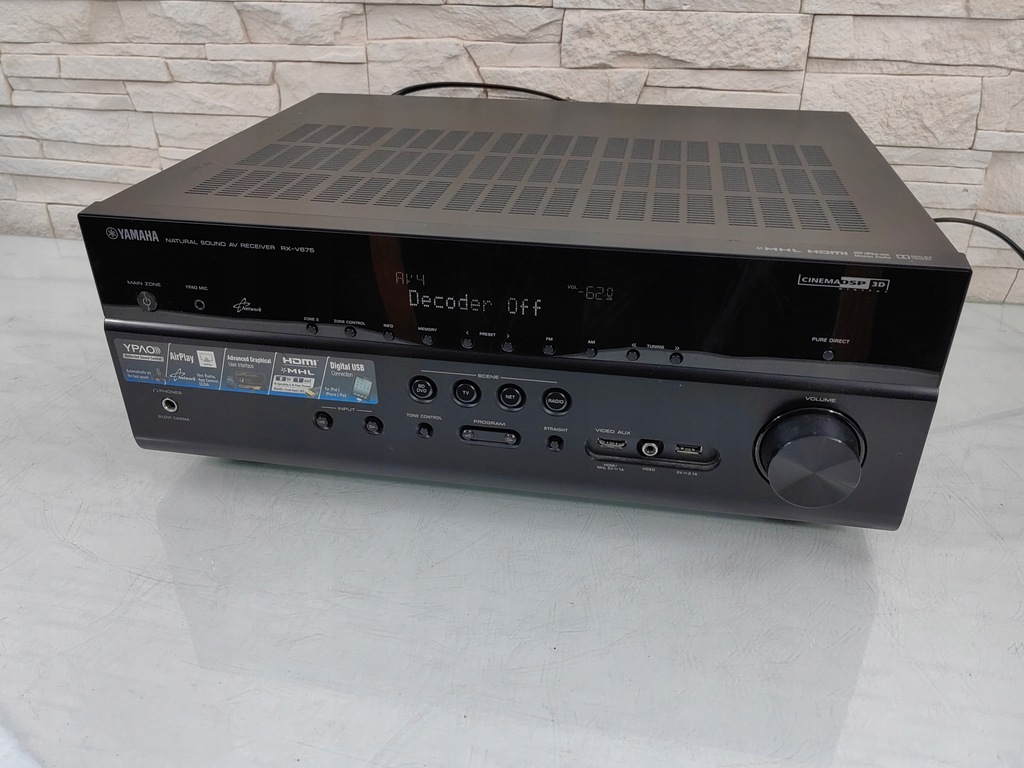 YAMAHA RX-V675 Multimedialny amplituner - 13231413448 - oficjalne ...