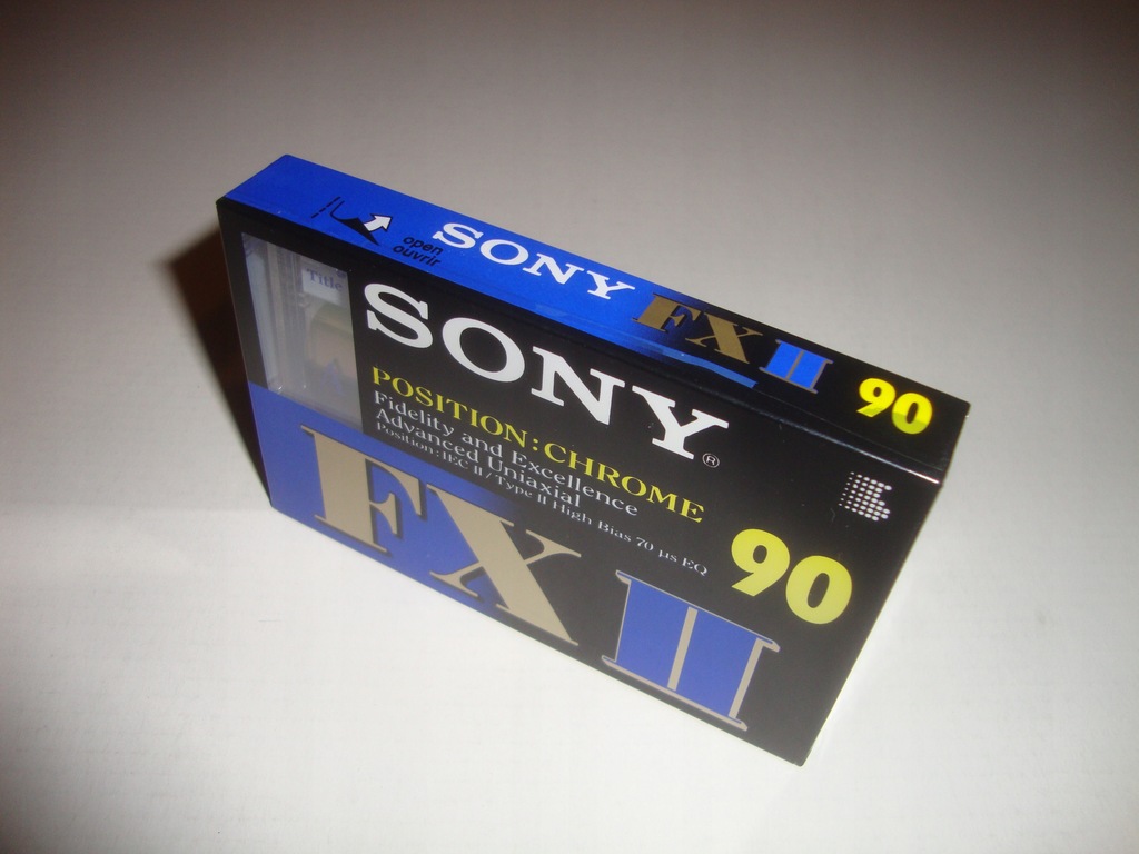 KASETA MAGNETOFONOWA SONY FX II 90 - 12866458580 - oficjalne archiwum ...