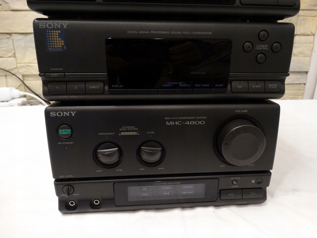 WIEŻA SONY MHC-4800 DO SPRAWDZENIA - 12633407029 - oficjalne archiwum ...