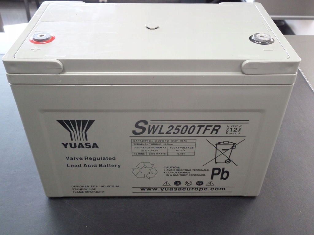 AKUMULATOR YUASA SWL2500 TFR 90AH 2500W AGM UPS - 7525509938 ...