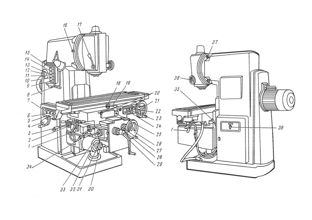 Dokumentacja techniczna DTR frezarka 6P12, 6P13 - 7144245814 ...