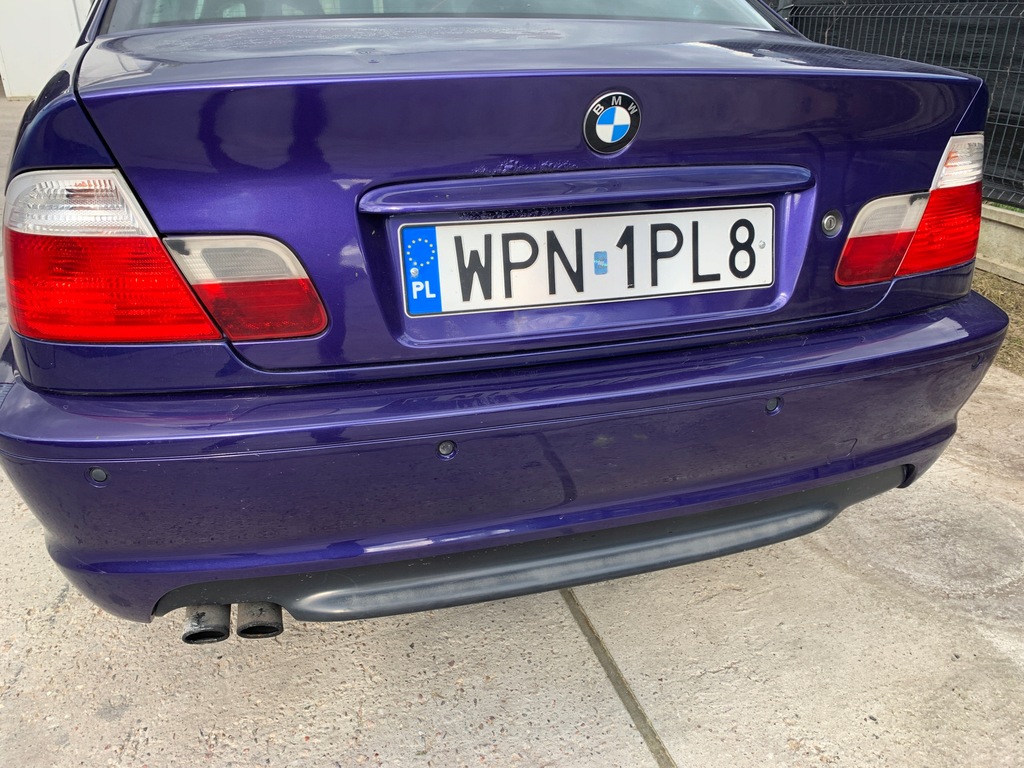 BMW E46 zderzak tył M-pakiet velvet coupe cabrio - 9705340419 - oficjalne archiwum Allegro