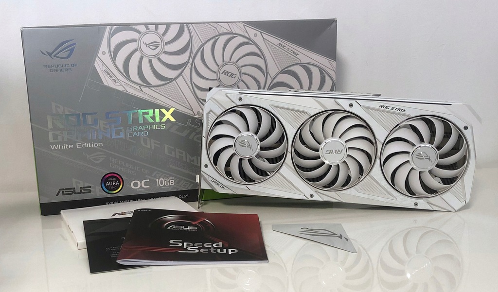 Asus GeForce RTX 3080 Rog Strix OC White 10 GB - 12767094694 ...