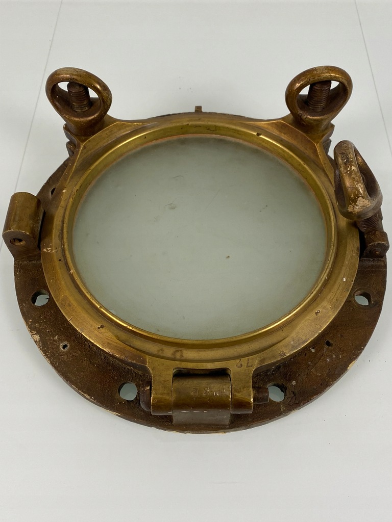 Bulaj mosiężny okno ze statku - 12729841340 - oficjalne archiwum Allegro