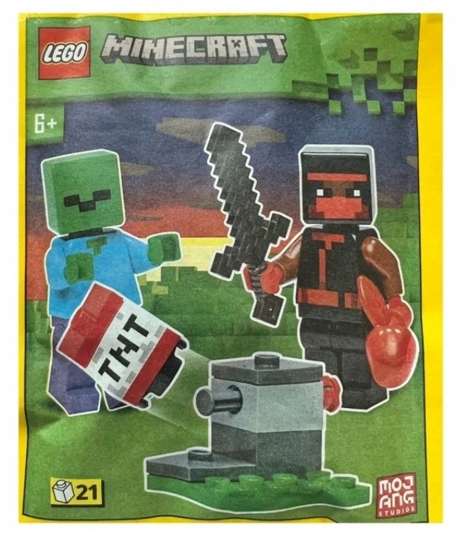 LEGO Minecraft 662304 Wyrzutnia TNT Ninja, Zombie nr. 662304 ...